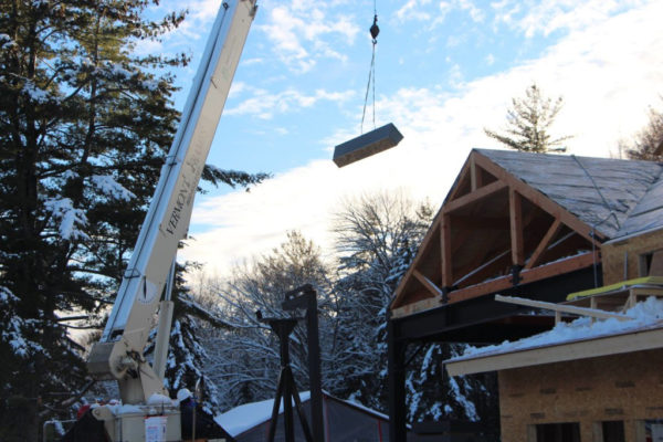 Roof SIPs for a Timber Frame Pavillion - Foam Laminates of Vermont