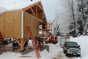 Roof SIPs for a Timber Frame Pavillion - Foam Laminates of Vermont
